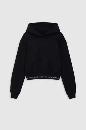 ANINE BING Dany Cropped Hoodie