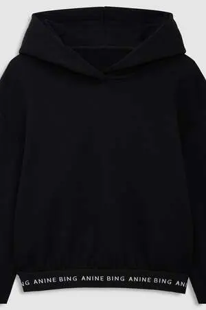 ANINE BING Dany Cropped Hoodie
