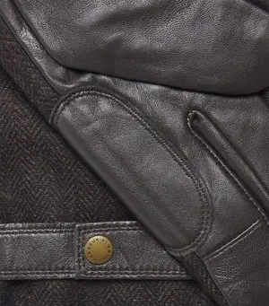 Barbour Leather-wool Barlow Waterproof Gloves