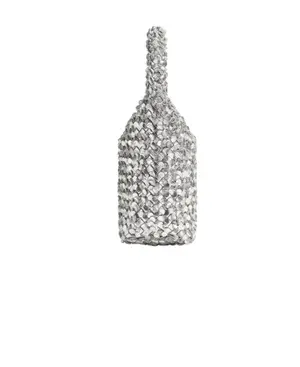 Bottega Veneta Small Intreccio Laminated Bucket Bag