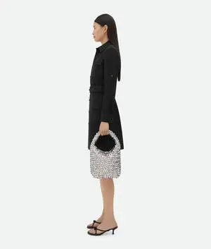 Bottega Veneta Small Intreccio Laminated Bucket Bag