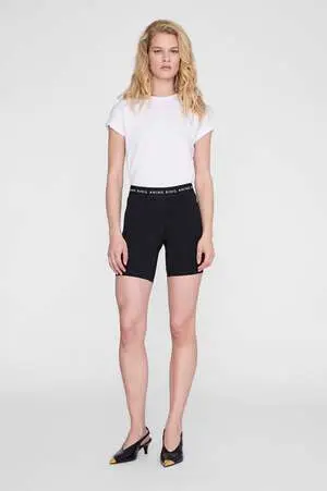ANINE BING Dan Biker Short - Black