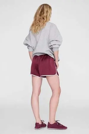 ANINE BING Eva Short - Burgundy