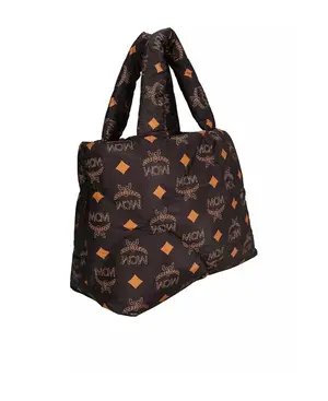Mcm Monogram Printed Padded Tote Bag