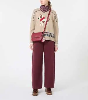 Max Mara Virgin Wool Dog Sweater
