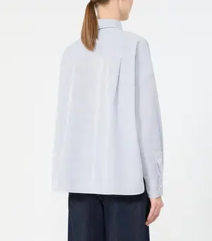 Max Mara Satin-front Bandana Print Shirt
