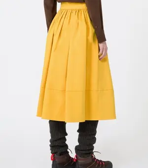 Max Mara Stretch-cotton Midi Skirt