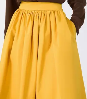 Max Mara Stretch-cotton Midi Skirt
