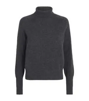 Victoria Beckham Merino Wool Marie Sweater - Grey