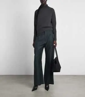 Victoria Beckham Merino Wool Marie Sweater - Grey