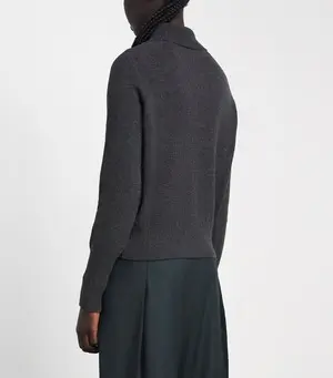 Victoria Beckham Merino Wool Marie Sweater - Grey