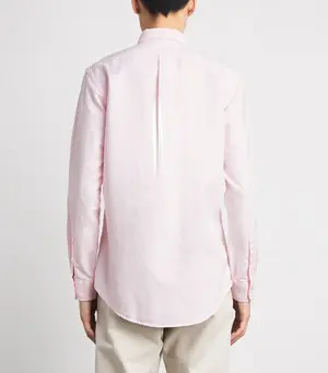 Polo Ralph Lauren Cotton Stripe Oxford Shirt - Pink