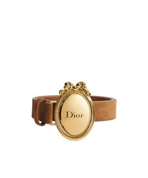 Dior Médaillon Belt - Maroon