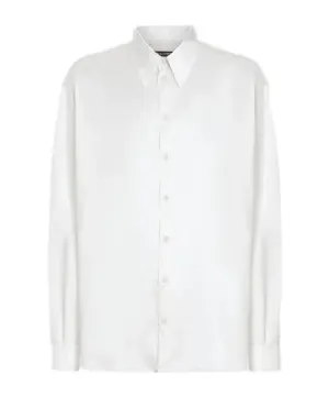 Dolce & Gabbana Silk Shirt - White