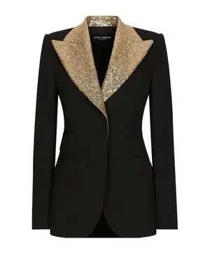 Dolce & Gabbana Turlington Single-breasted Blazer - Black