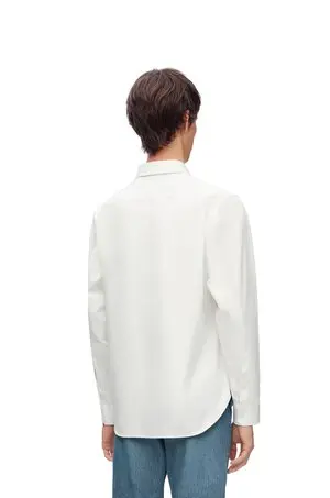 Loewe Anagram Embroidered Button-up Shirt