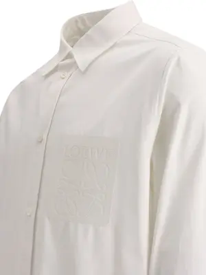Loewe Anagram Embroidered Button-up Shirt