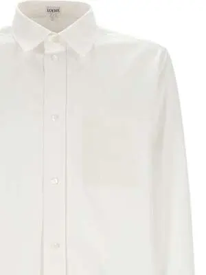 Loewe Anagram Embroidered Button-up Shirt