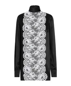 Dolce & Gabbana Lace-appliqué Blouse - Black