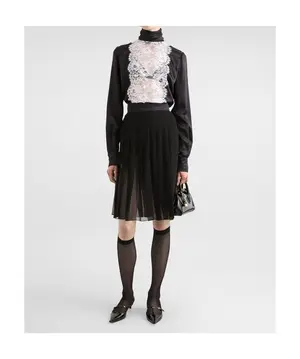 Dolce & Gabbana Lace-appliqué Blouse