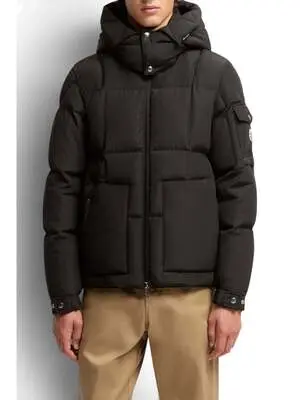 Moncler Long-sleeve Hooded Down Jacket