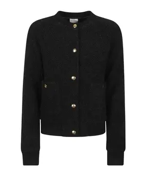 Moncler Long-sleeve Cardigan - Black