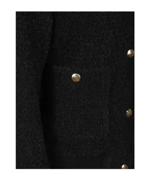 Moncler Zip-up Padded Cardigan - Black