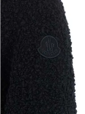 Moncler Zip-up Padded Cardigan - Black