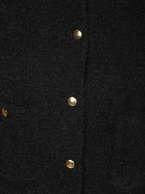 Moncler Zip-up Padded Cardigan - Black