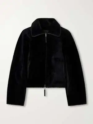 JOSEPH Kyro Reversible Shearling Jacket - Black