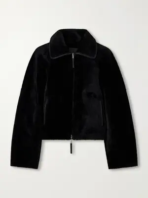 JOSEPH Kyro Reversible Shearling Jacket - Black