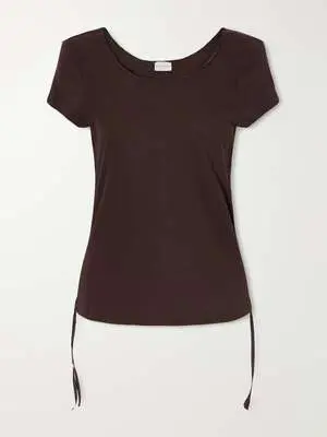 DEIJI STUDIOS Drawstring Organic Cotton T-shirt