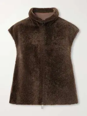 JOSEPH Nico Shearling Jacket - Light Brown