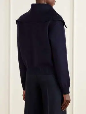RÓHE Wool-blend Zip-up Cardigan