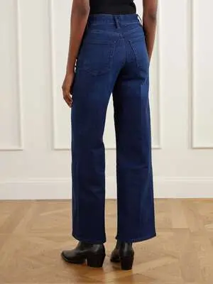 FRAME Le Slim Palazzo High-rise Wide-leg Jeans