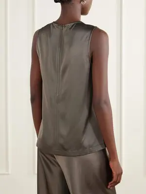 LA LIGNE Crepe-satin Cami