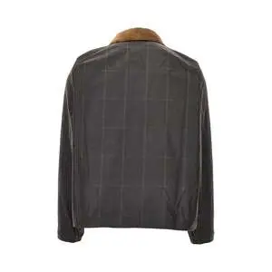 PAUL SMITH LOVES BARBOUR Transport Windowpane Waxed Cotton Jacket An