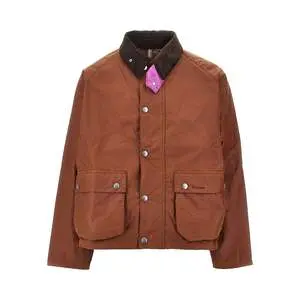 PAUL SMITH LOVES BARBOUR Key Transport Waxed Cotton Jacket An - Brown