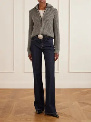 NILI LOTAN Celia High-rise Flared Jeans