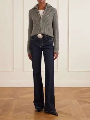 NILI LOTAN Celia High-rise Straight-leg Jeans