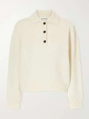 RÓHE Wool And Cashmere-blend Polo Sweater