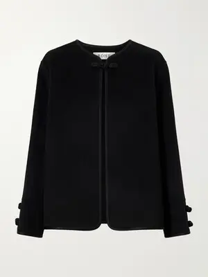 RÓHE Wool And Cashmere-blend Jacket - Black