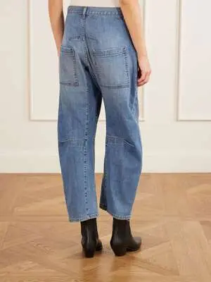 NILI LOTAN Shon Boyfriend Tapered Jeans