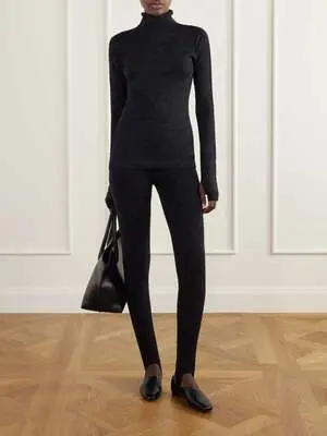 LAUREN MANOOGIAN Merino Wool-blend Stirrup Leggings