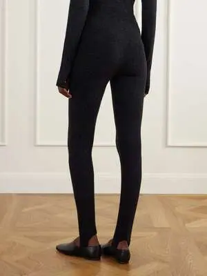 LAUREN MANOOGIAN Merino Wool-blend Stirrup Leggings