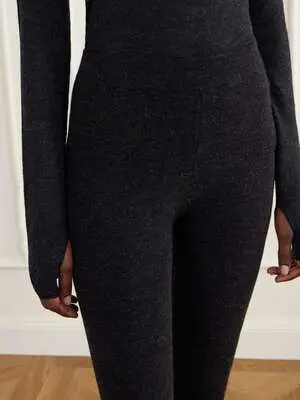 LAUREN MANOOGIAN Merino Wool-blend Stirrup Leggings