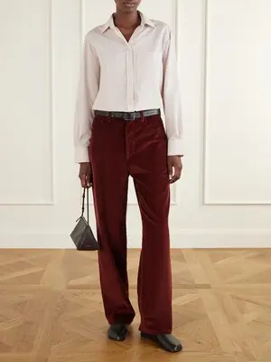RÓHE Striped Woven Shirt - Pink