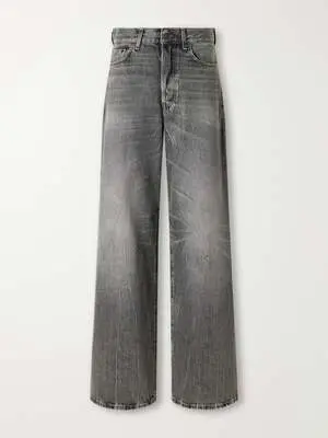 Acne Studios Mid-rise Straight-leg Jeans - Gray
