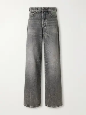 Acne Studios Mid-rise Straight-leg Jeans - Gray