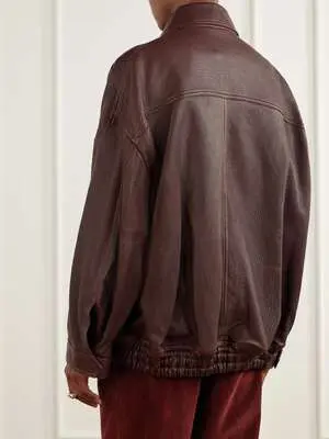 RÓHE Textured-leather Jacket